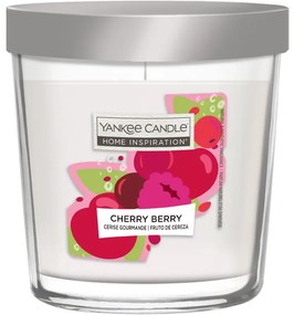 Yankee Candle – Home Inspiration svíčka Cherry Berry (Třešňový polibek), 200 g