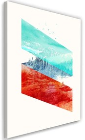 Gario Obraz na plátně Hory v barvách - Robert Farkas Rozměry: 40 x 60 cm