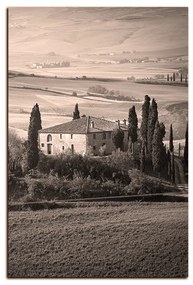 Obraz na plátně - Italská venkovská krajina - obdélník 7156QA (100x70 cm)