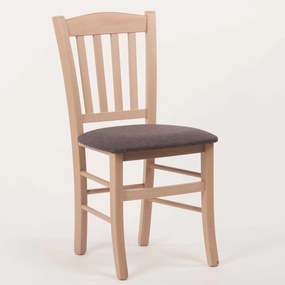 Stima Židle VENETA s čalouněným sedákem Odstín: Dub Sonoma, Látky: LUX bordo 15