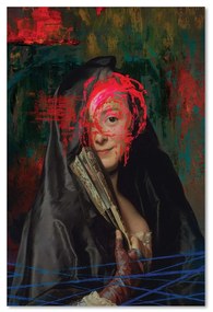 Gario Obraz na plátně Poškrábaný portrét ženy - Jose Luis Guerrero Rozměry: 40 x 60 cm