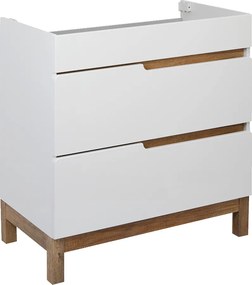 Comodo Koupelnová skříňka s keramickým umyvadlem Spok 80-2Z
