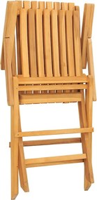 Skládací židle 4 ks 61x67x90 cm masivní teak 3155055