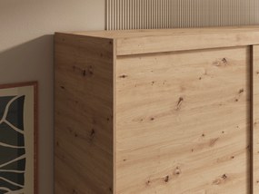 ADRK Furniture Šatní skříň s zrcadlem Hailey 180 SW-HAI-180-A
