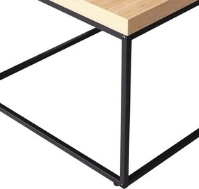 Autronic Konferenční stolek CT-V2006 60x60 cm Odstín: Dub divoký