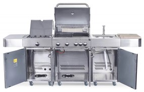 G21 Plynový gril G21 Arizona, BBQ kuchyně Premium Line 6 hořáků + zdarma redukční ventil 6390330