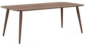 Odkládací stolek Play Rectangular z dubového masivu Rozměry:: 120x60x32cm, typ dřeva:: přírodní ořech