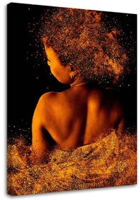 Gario Obraz na plátně Mladá žena ve zlatém prachu Rozměry: 40 x 60 cm