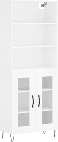 Skříň highboard bílá 69,5 x 34 x 180 cm kompozitní dřevo 3189309
