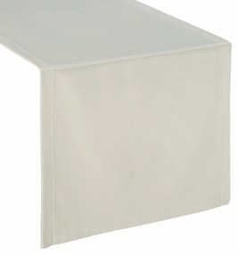 UBRUS VELVET 40X140 CM BÍLÝ