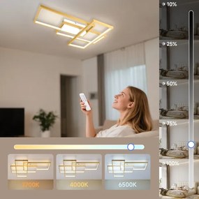 Aigostar - LED Stmívatelné stropní svítidlo LED/38W/230V 2700-6500K + DO