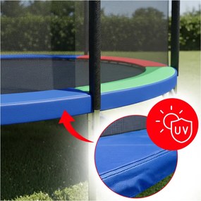 Velaco Zahradní trampolína se sítí a žebříkem ZUMA 244 cm