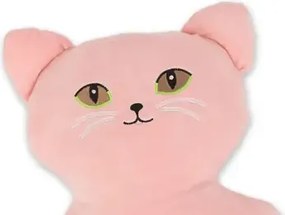 Sleepwell Kočka velké oči růžová 35 cm / od 0 měsíců