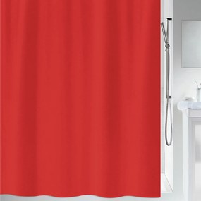 Spirella sprchový závěs PRIMO, červený, 120 x 200 cm, polyester
