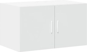 Úzká úložná bílá 70 x 42,5 x 225 cm kompozitní dřevo 3281329