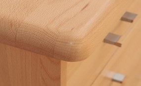 Komoda BMB Adriana buk průběžný Materiál: Buk průběžný, Moření: Šedá