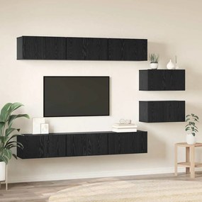 Sestava TV skříněk 8 ks Černý dub Kompozitní dřevo 3393352