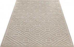 Kusový koberec Patara 4956 Beige – na von aj na doma, 80x150, béžová, chodba / predsieň, Ayyildiz