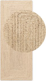 Hanse Home, AKCE: 80x200 cm Běhoun Juno 106222 Beige, béžová, chodba / předsíň