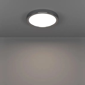 Eglo 901763 - LED Koup. strop. svít. FUEVA LED/11,5W/230V pr.21,1cm IP44 chrom