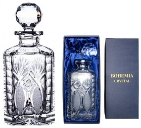 Onte Crystal Bohemia Crystal ručně broušená karafa na whisky Exclusive 800 ml