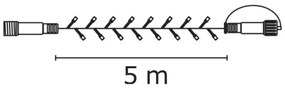 Propojovací vánoční řetěz bez zdroje EMOS Connecting D2AC02 ZY2156 50LED 5m studená bílá