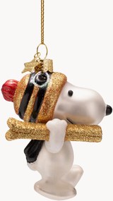 Ručně foukaná vánoční ozdoba Snoopy Peanuts