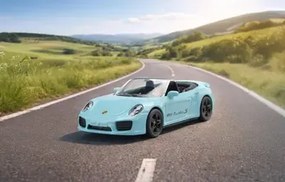 SIKU Auto Porsche 911 Turbo S Cabriolet / Kovový model / od 3 let
