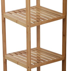 Dřevěný regál Bamboo, 5 polic