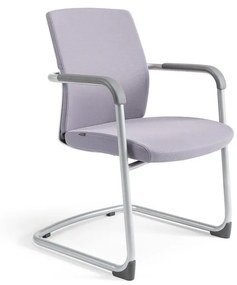 Jednací židle Office More JCON WHITE — více barev, nosnost 120 kg Šedá