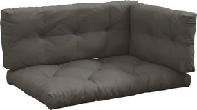 Outsunny Polštář na Lavici pro 3 Osoby 120cm x 80cm x 12cm s UV Ochrannou - Voděodolný Polštář pro Zahradní Lavici a Balkon, Tmavě Šedý | Aosom