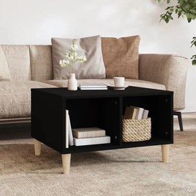 vidaXL Konferenční stolek 60 x 50 x 36,5 cm kompozitní dřevo [821031] Barva: Černá