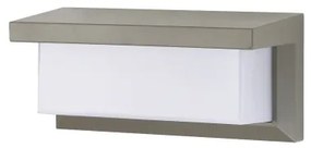 Brilagi-LED Venkovní nástěnné svítidlo se senzorem BRICKY LED/12W/230V šedá IP54
