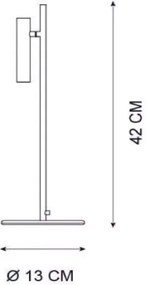 Lucide 79581/05/30 - LED Stmívatelná stolní lampa PHILON LED/4,5W/230V