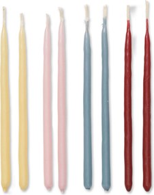 Dortové svíčky Ferm Living barevné 24 ks