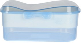 Excellent Houseware Plastový sváčinový box, 21 x 16 cm Barva: Modrá