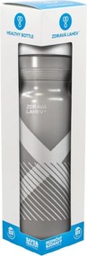 Cyklistická lahev R&B Sport XO 1L stříbrná