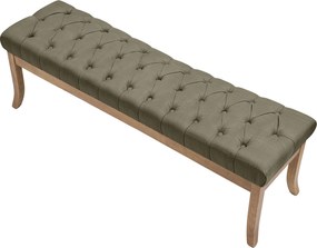 Lavice Ramses látka světlý antik 150 – taupe
