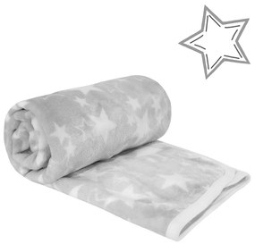 ESITO Dětská deka jednoduchá 75x100 cm Hvězdička