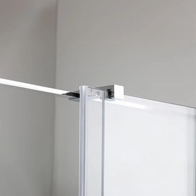BPS-koupelny Posuvné sprchové dveře HYD-ATA-CH-A 110 chrom/transparent pro instalaci do niki - bez vaničky