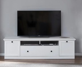 TV stolek VINCENT nízký; bílý