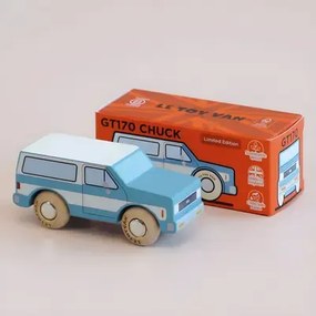 LE TOY VAN Dřevěné autíčko Chuck / od 2 let / modrá / dřevo / FSC