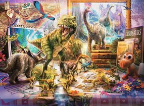Puzzle ravensburger 120008637 dinosauří útěk