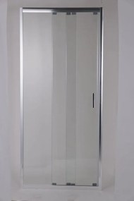 Olsen Spa 3-dílné sprchové dveře do niky CUNTIS BARVA rámu - Chrom/Leštěný hliník (ALU), Rozměr A - 80 cm, Směr zavírání - Univerzální Levé / Pravé, Výplň - Čiré bezpečnostní sklo - 5 mm OLBMELID80CC
