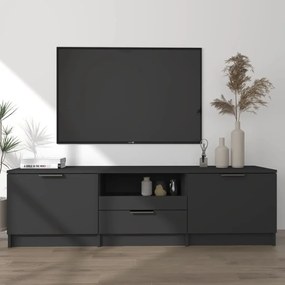 TV skříňka černá 140 x 35 x 40 cm kompozitní dřevo - Default Title