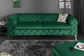 Designová sedačka Rococo, 240 cm, zelená