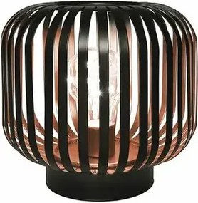 Solight WO3103 kovová oválná lucerna se žárovkou s micro LED měděná /
