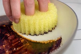 SRUB DADDY Houbička na nádobí a čistění, chytrá houba SCRUB DADDY, LIMITOVANÁ EDICE - Sněhová vločka