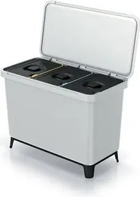 PROSPERPLAST SYSTEMA 3x10l popelavá / Odpadkový koš