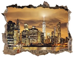 Wallmuralia Fototapeta díra na zeď Manhattan New York 95x64 cm